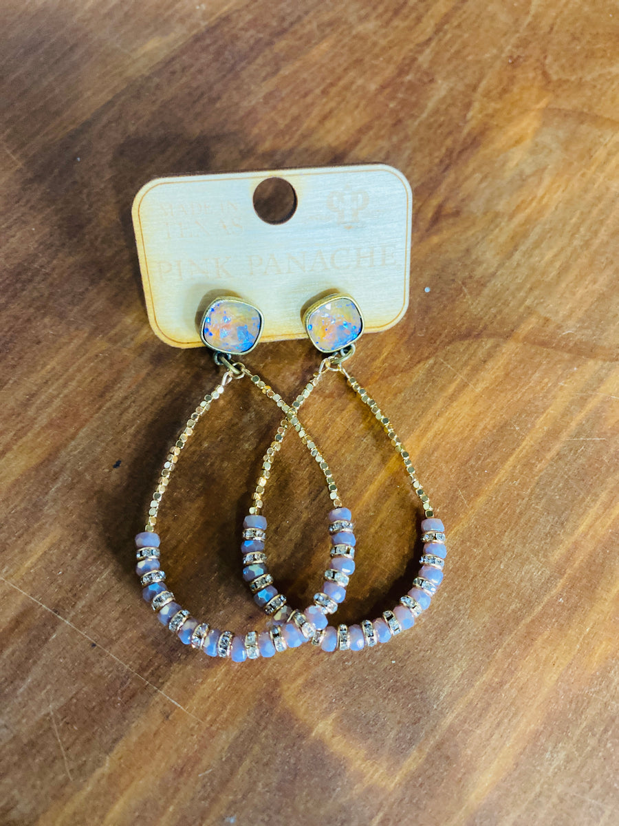 Rose Gold Hoop Earrings – River Ruby Boutique