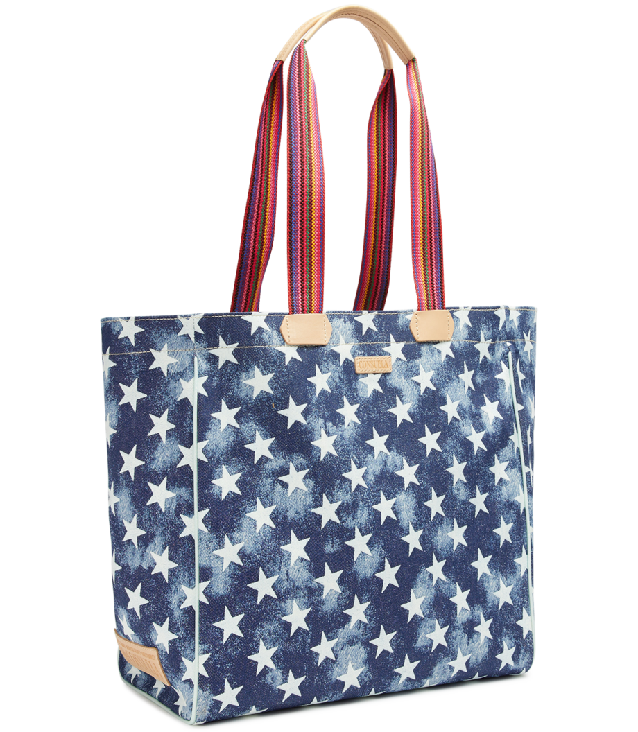 Consuela Checked Out Star Tote – River Ruby Boutique